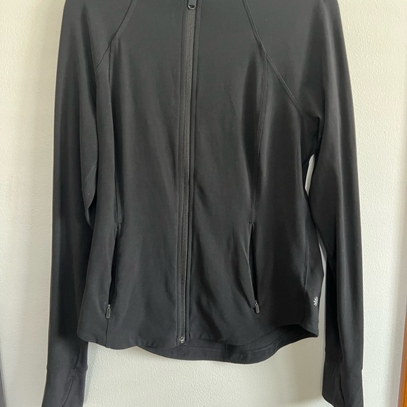 Athleta | Jackets & Coats | Athleta Black Salutation Jacket | Poshmark
